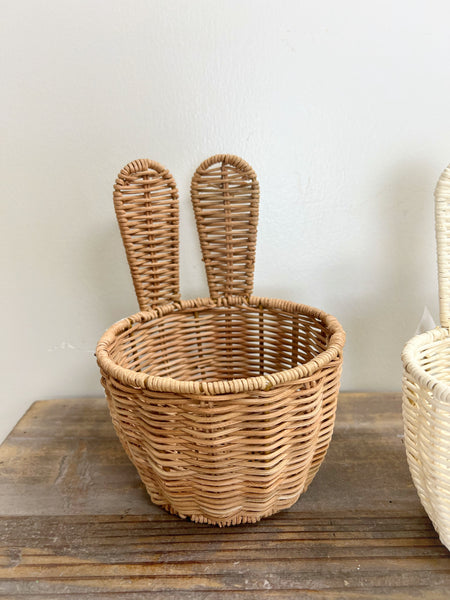 8" Wicker Bunny Basket – Cedar Falls | Real Deals